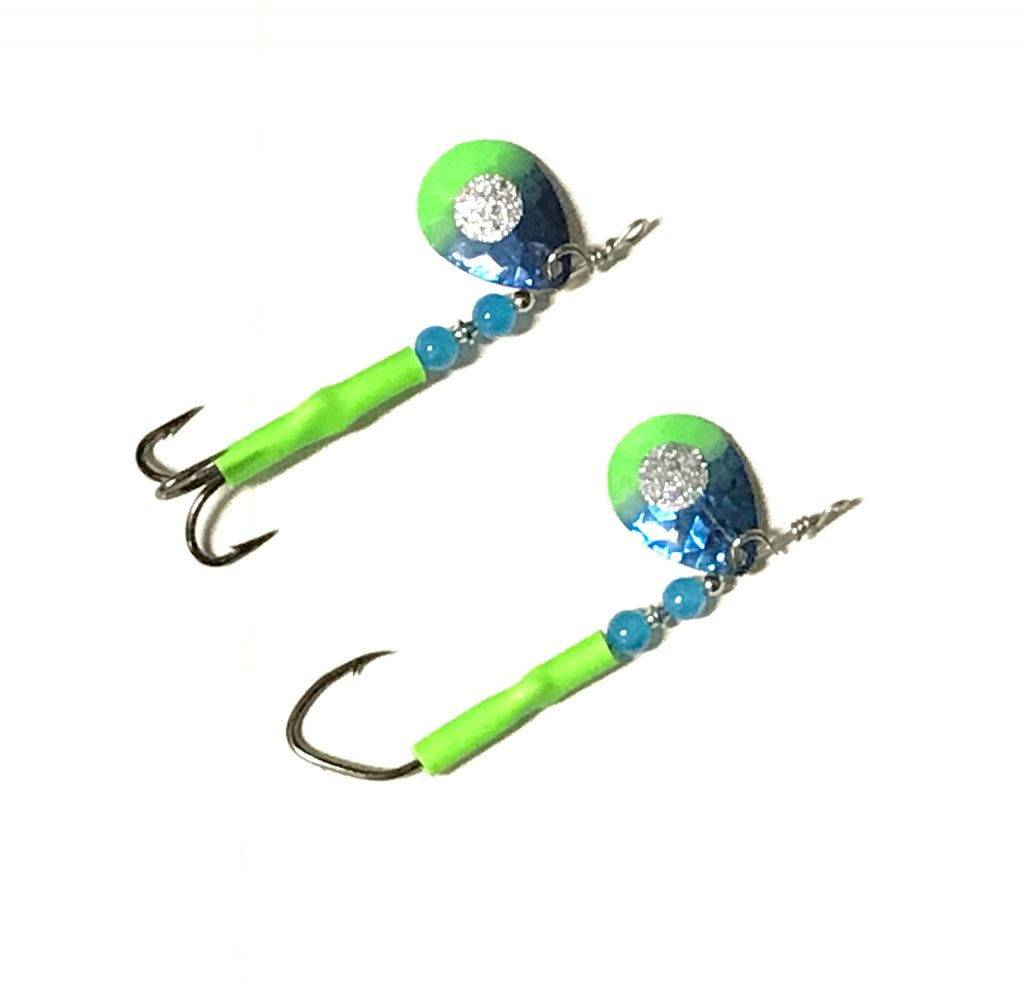 3.5 Colorado Hex "Blue Cuda” Salmon Trolling Spinner by Dirty Troll ...