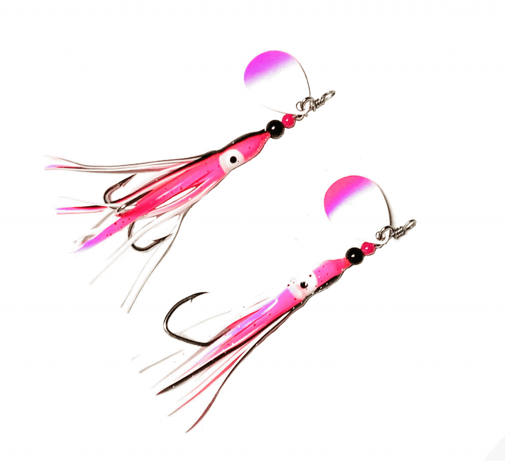 #3.5 Pink Glow Colorado "Pink Taffy” Dirty Troll Hoochie Trolling ...